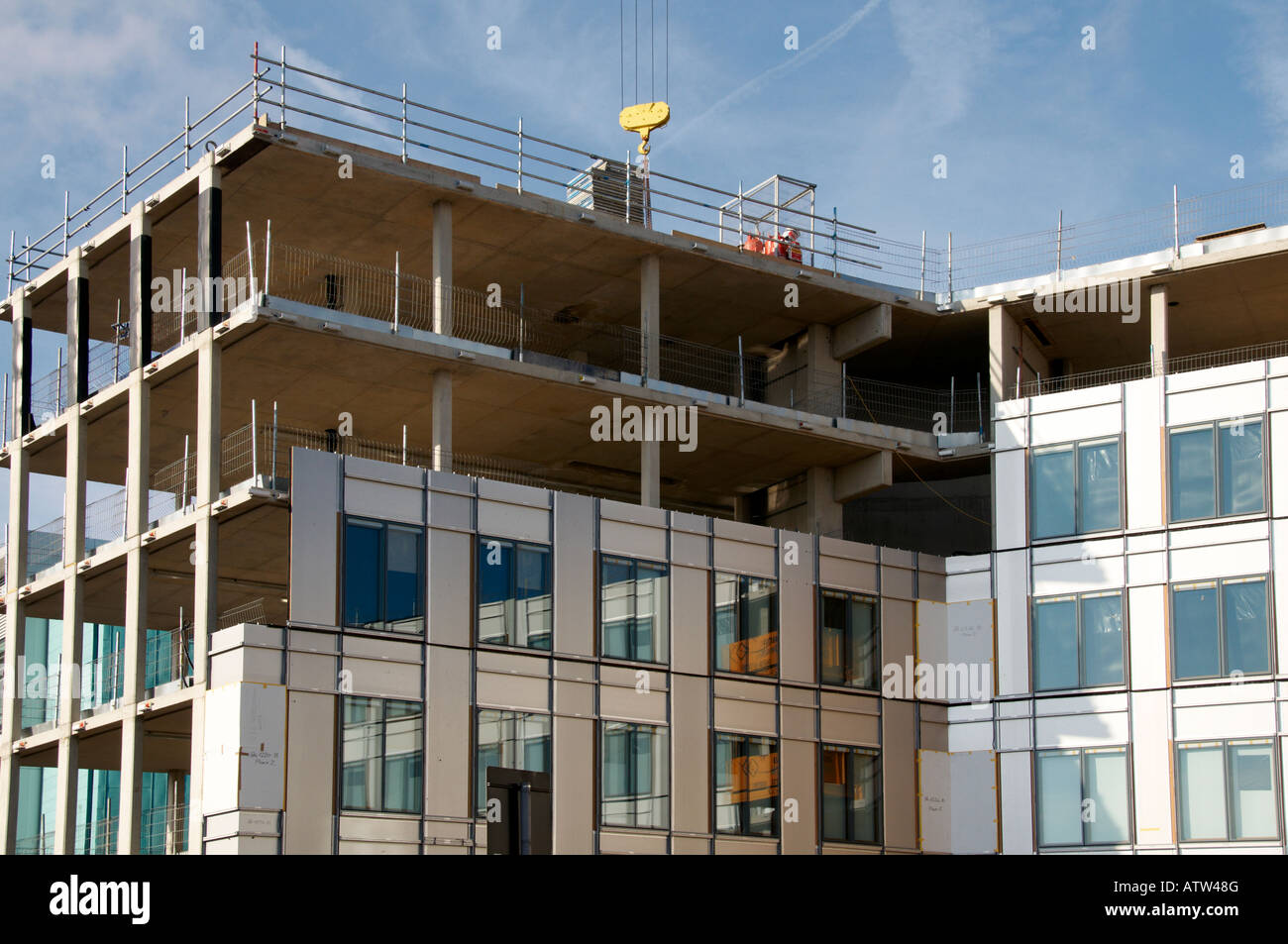 Building high rise offices in Sheffield city center South Yorkshire ...