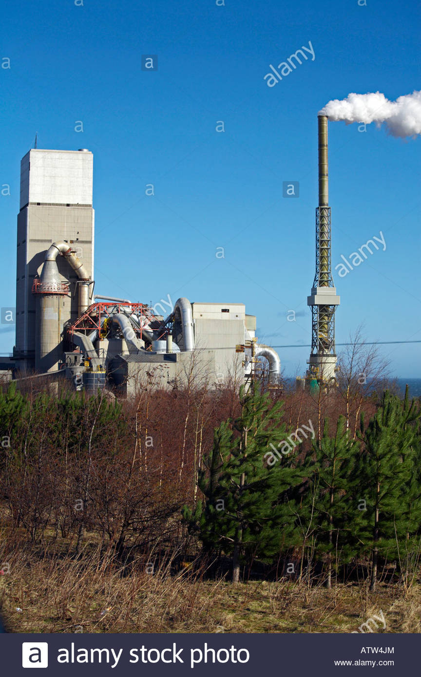 Factory chimney cement hi-res stock photography and images - Alamy