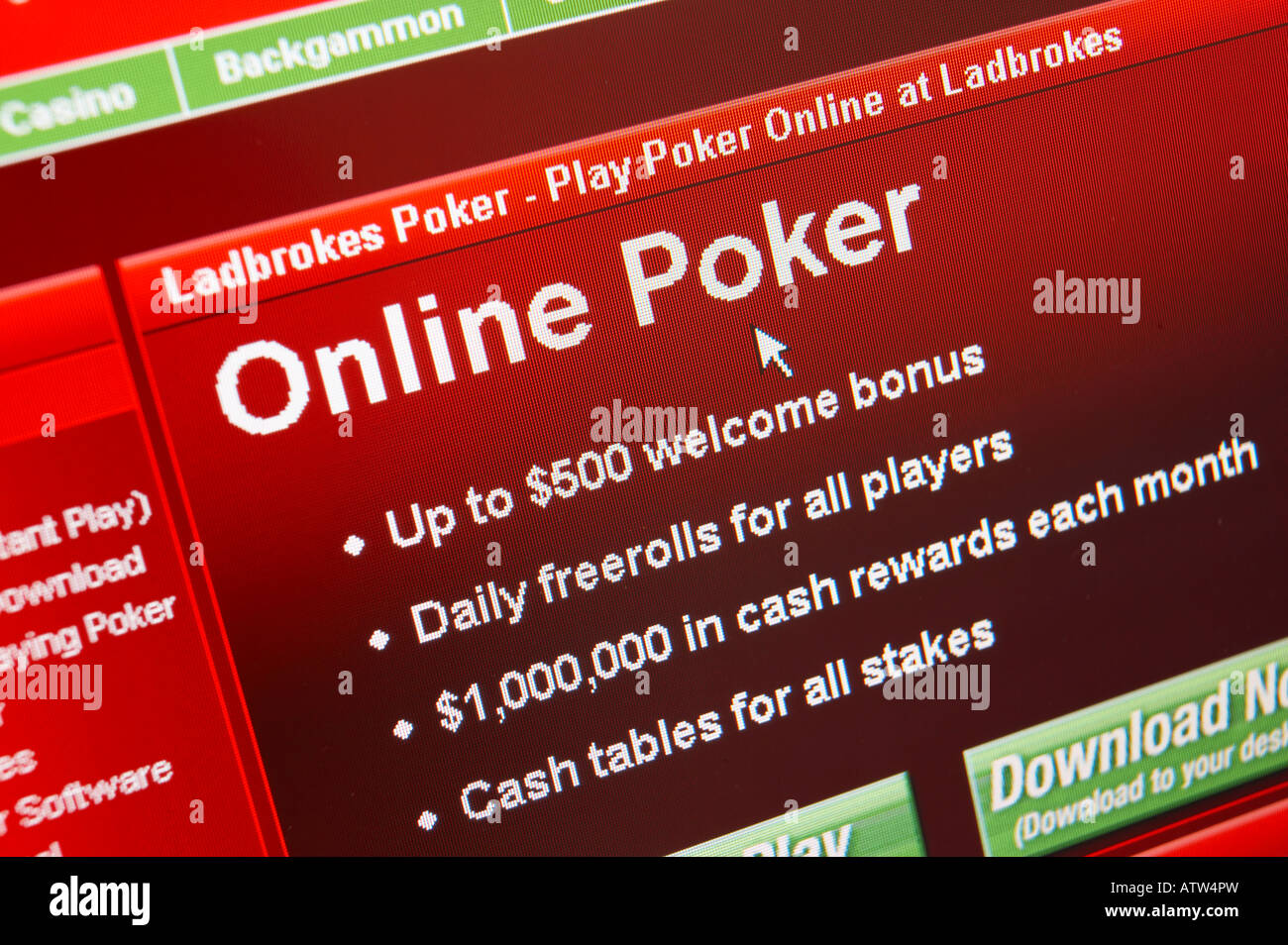 Gambler internet hi-res stock photography and images - Alamy