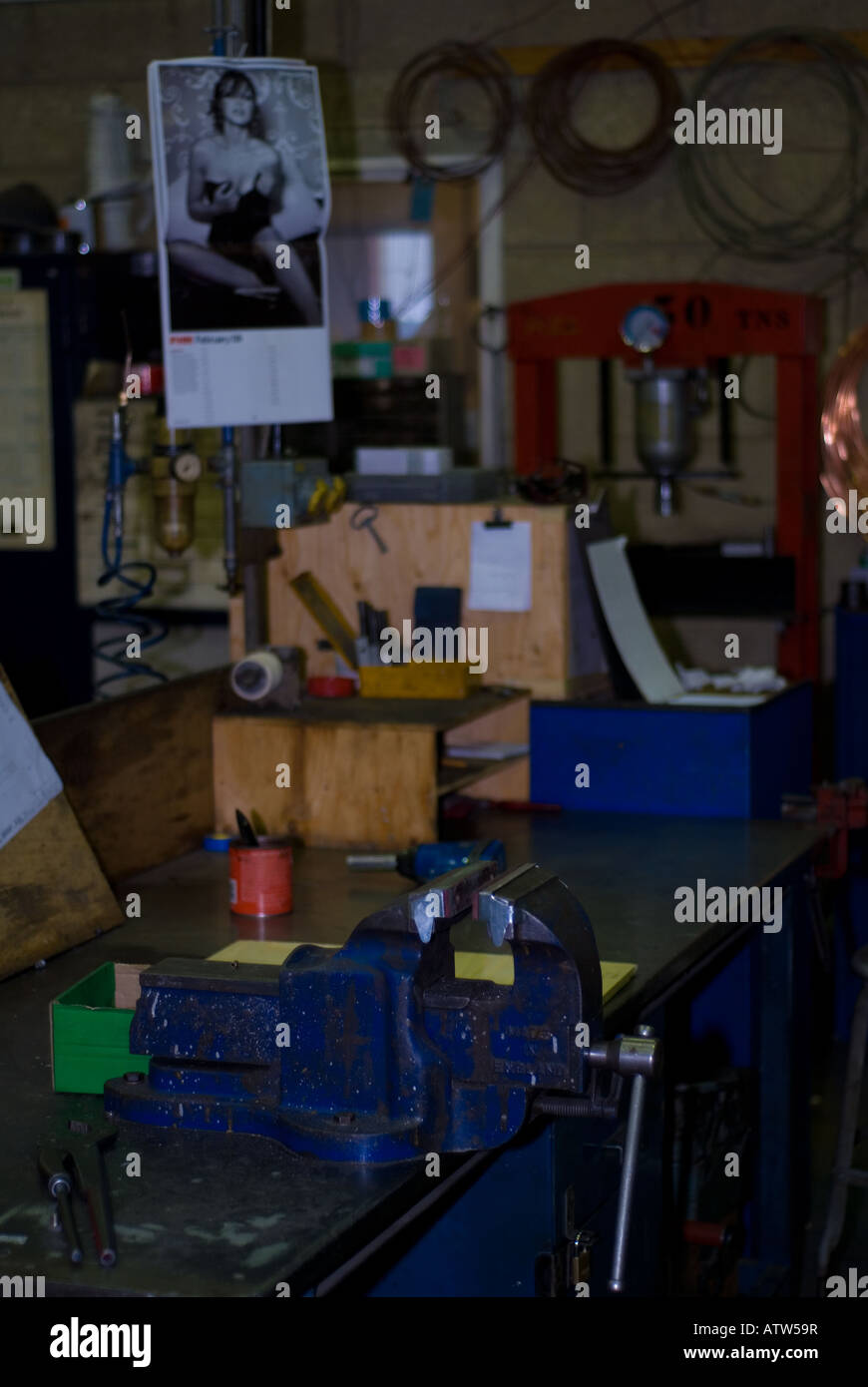 Workbench bench mechanical engineering hi-res stock photography and ...