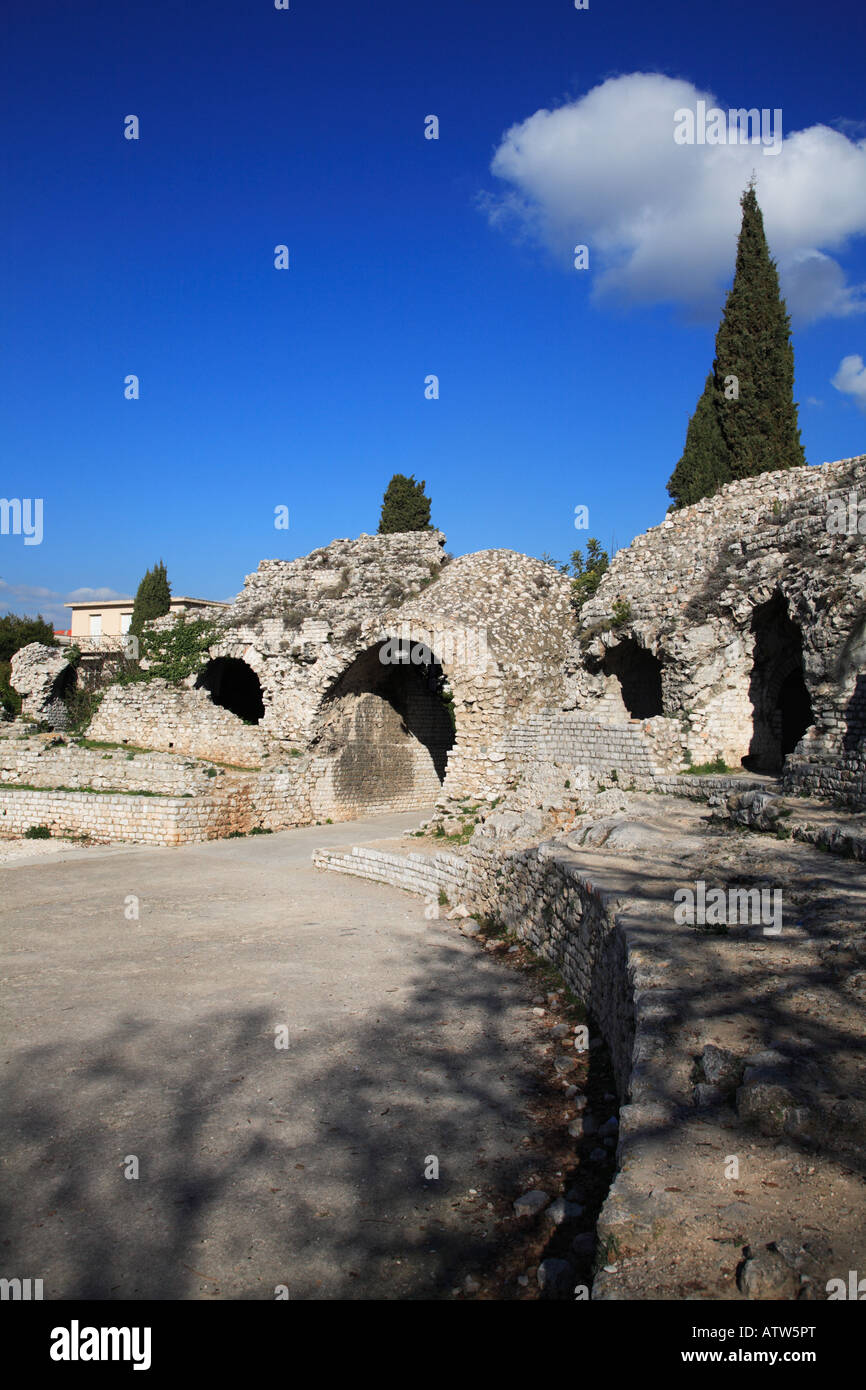 The Roman Amphitheatre at Cimiez Nice Stock Photo - Alamy