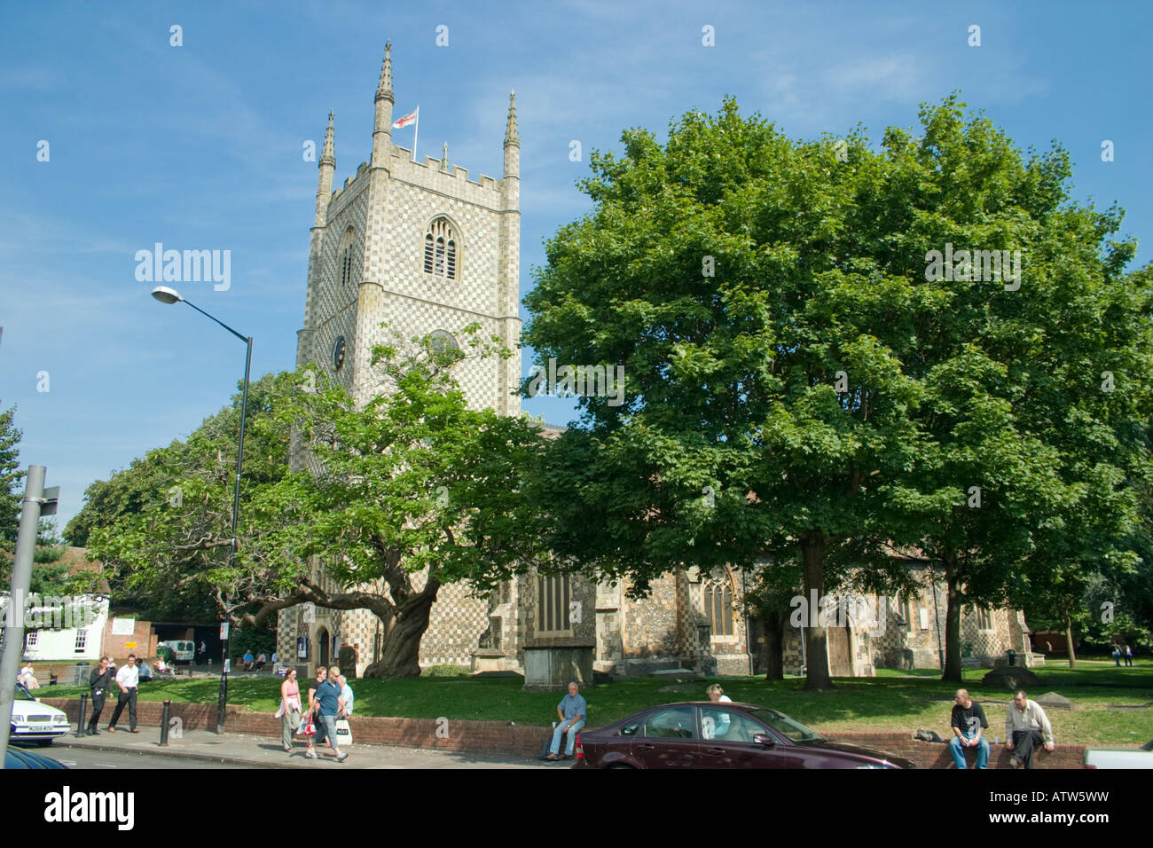 St Mary's Church St Mary's Butts Reading Berkshire Stock Photo - Alamy