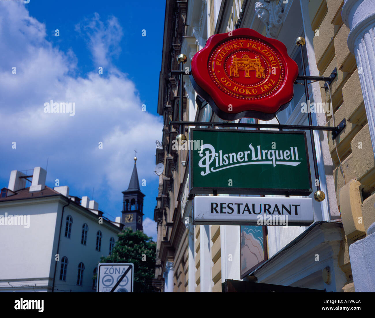 Pils Pub and Restaurant at Prague Czech Republic Europe. Photo by Willy ...