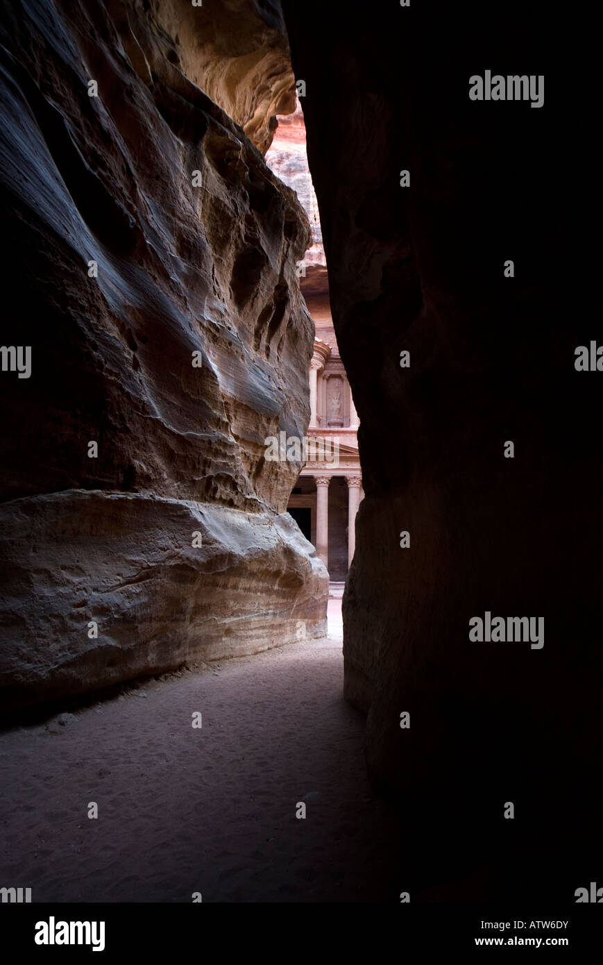 The Treasury Petra Jordan Stock Photo - Alamy
