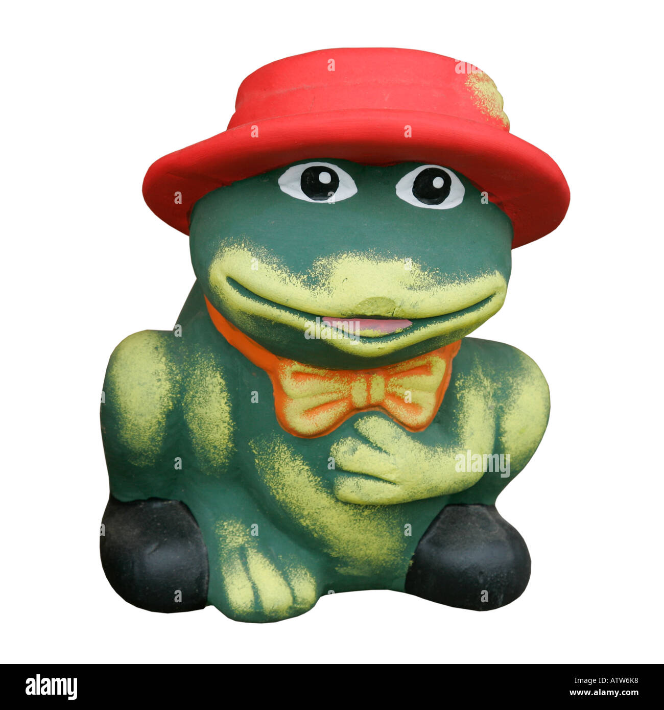 Frog garden animal green yellow tie amuse elf elfish elves amused ...