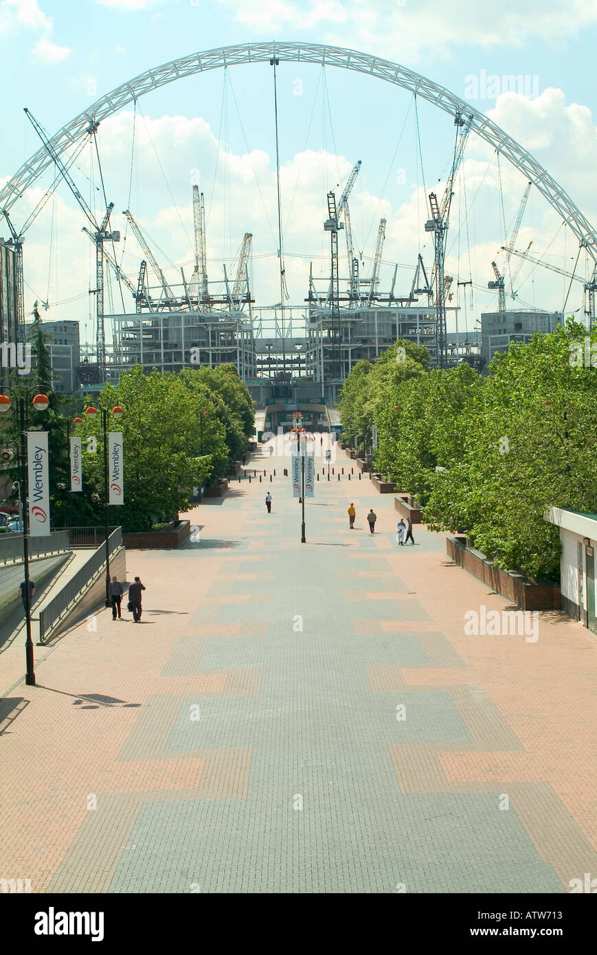 construction of wembley stadium Stock Photo - Alamy