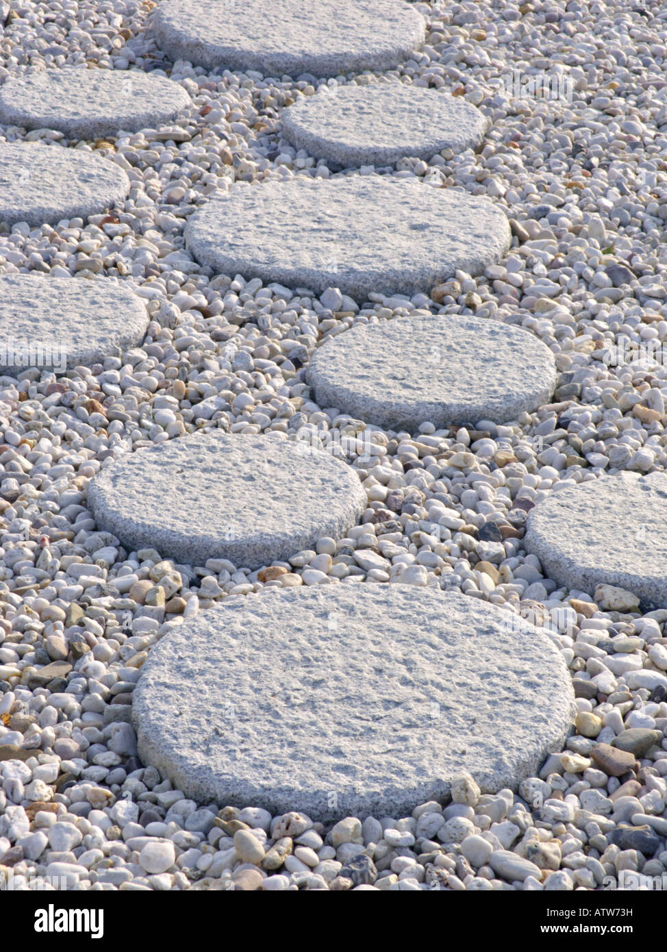 Round paving stones Stock Photo - Alamy