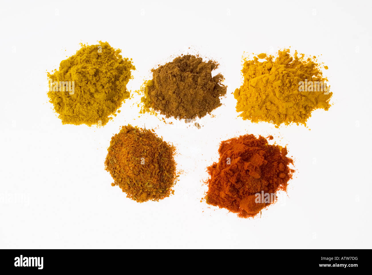 piles of mixed spice Stock Photo - Alamy