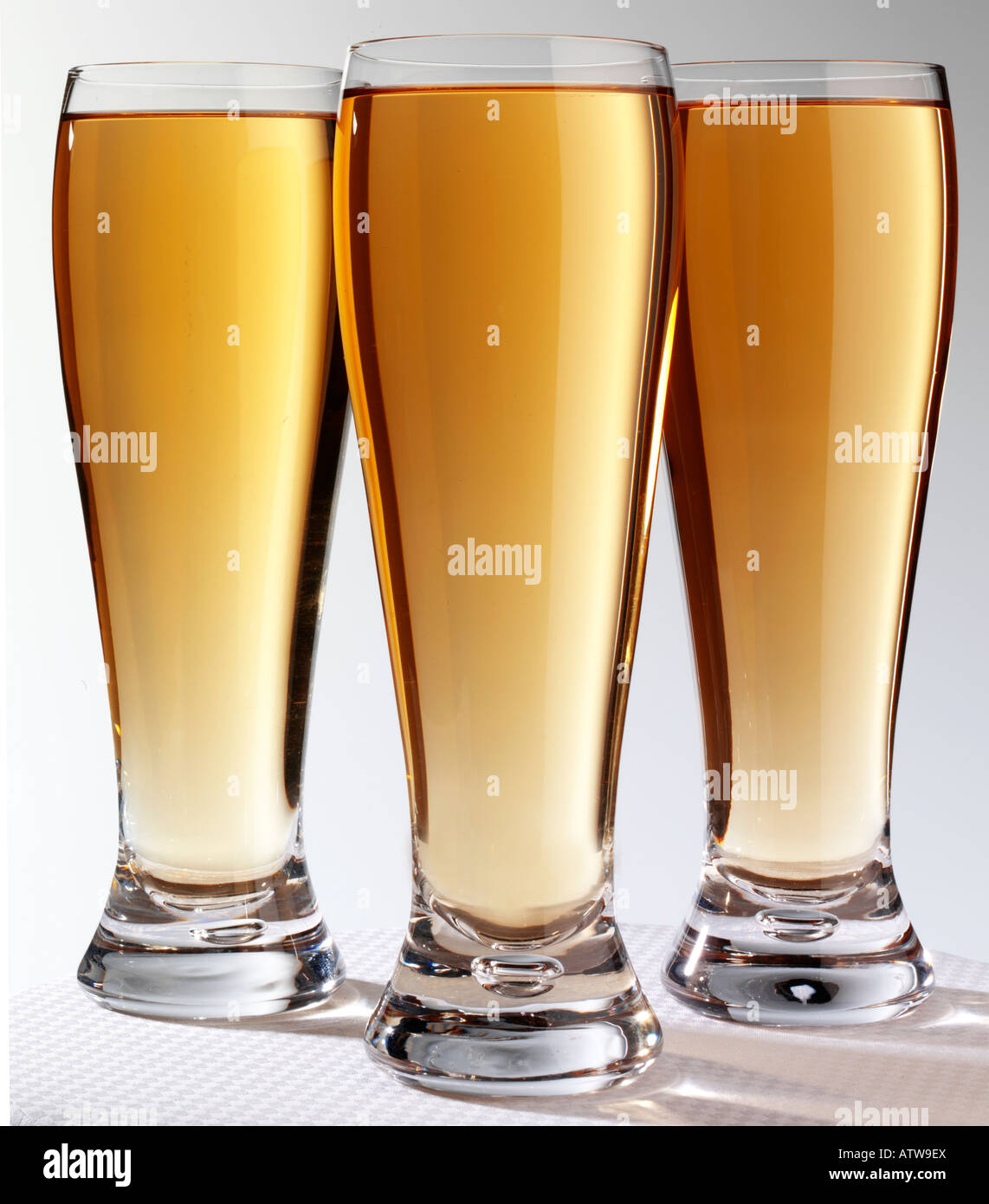 THREE GLASSES OF CIDER Stock Photo - Alamy