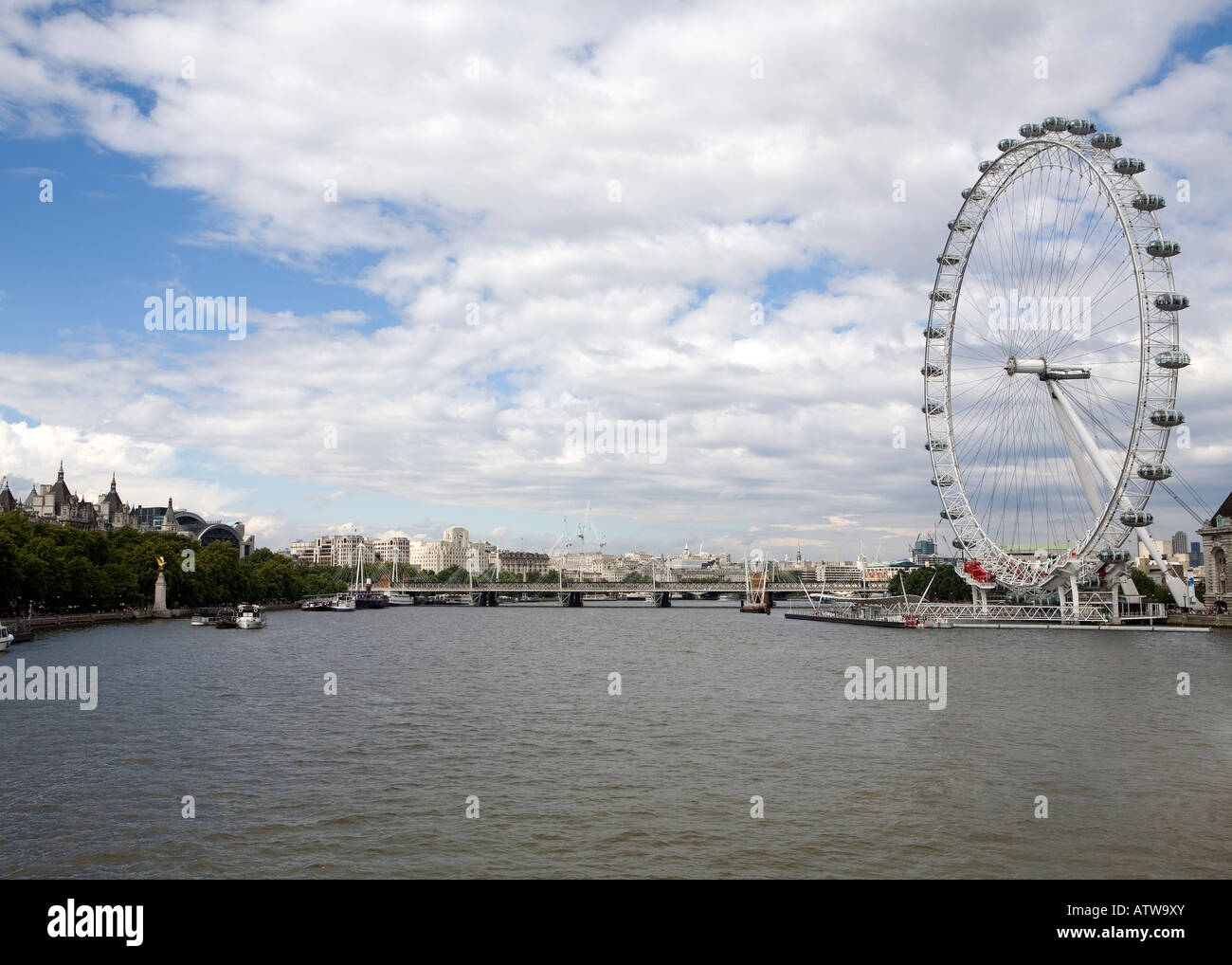 London eye day light view hi-res stock photography and images - Alamy