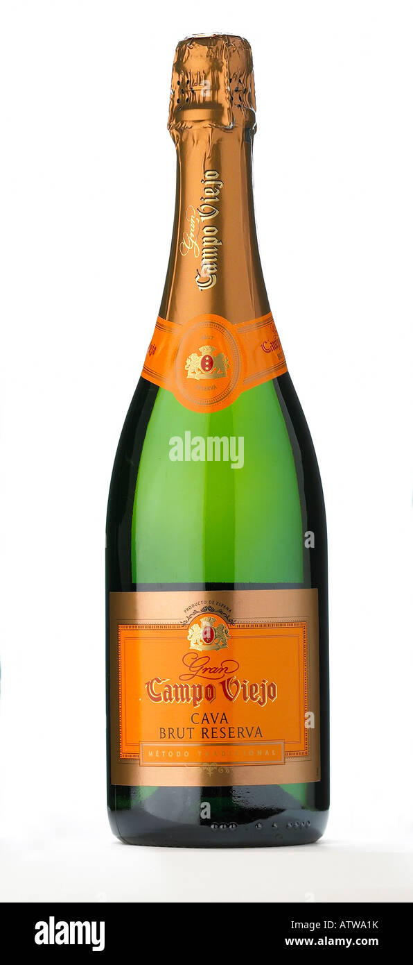 bottle of champagne cut out on a white background Stock Photo - Alamy