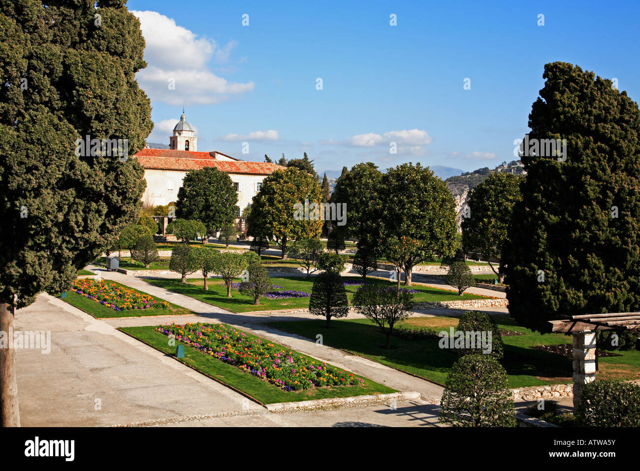 Nice franciscan monastery cimiez garden hi-res stock photography and ...