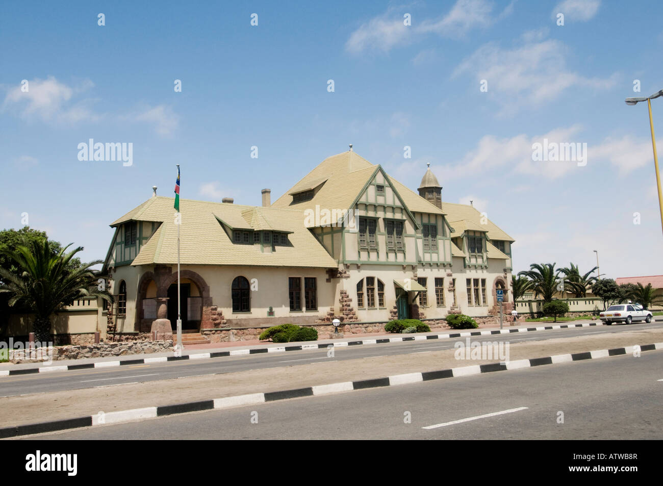 Swakopmund Namibia buidings Stock Photo - Alamy
