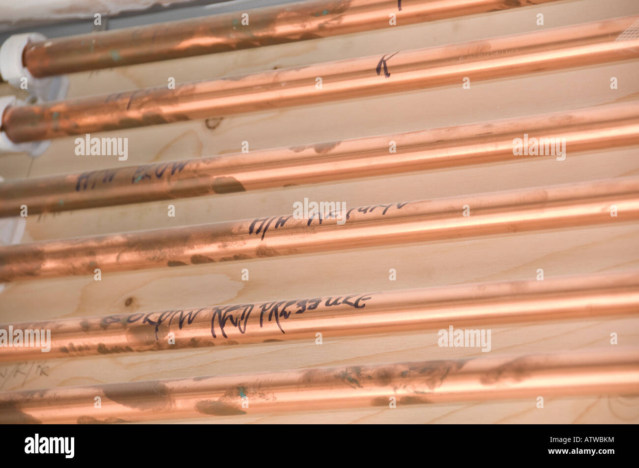 Copper piping hi-res stock photography and images - Alamy