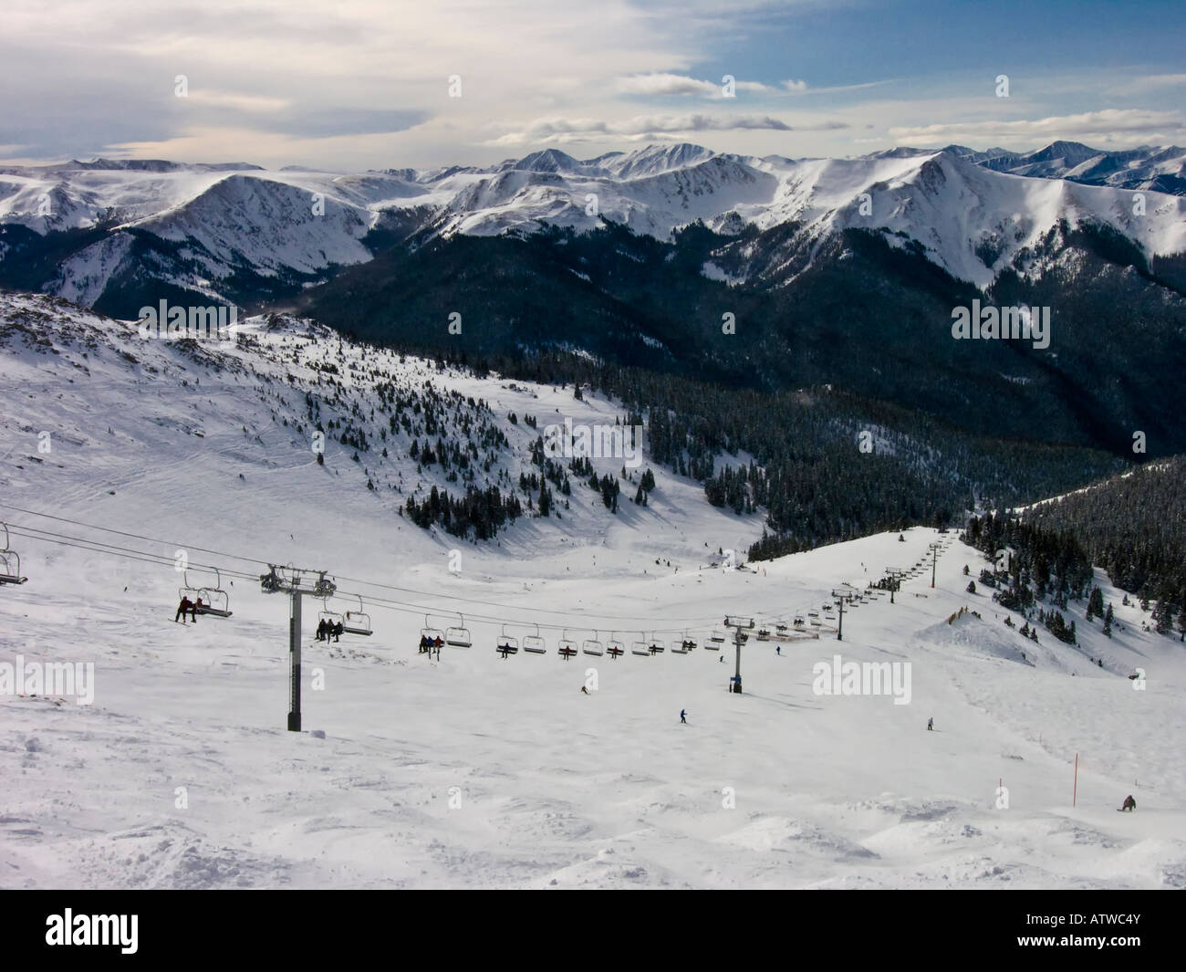 Zuma lift Montezuma Bowl Arapahoe Basin Ski Area Summit County Colorado ...