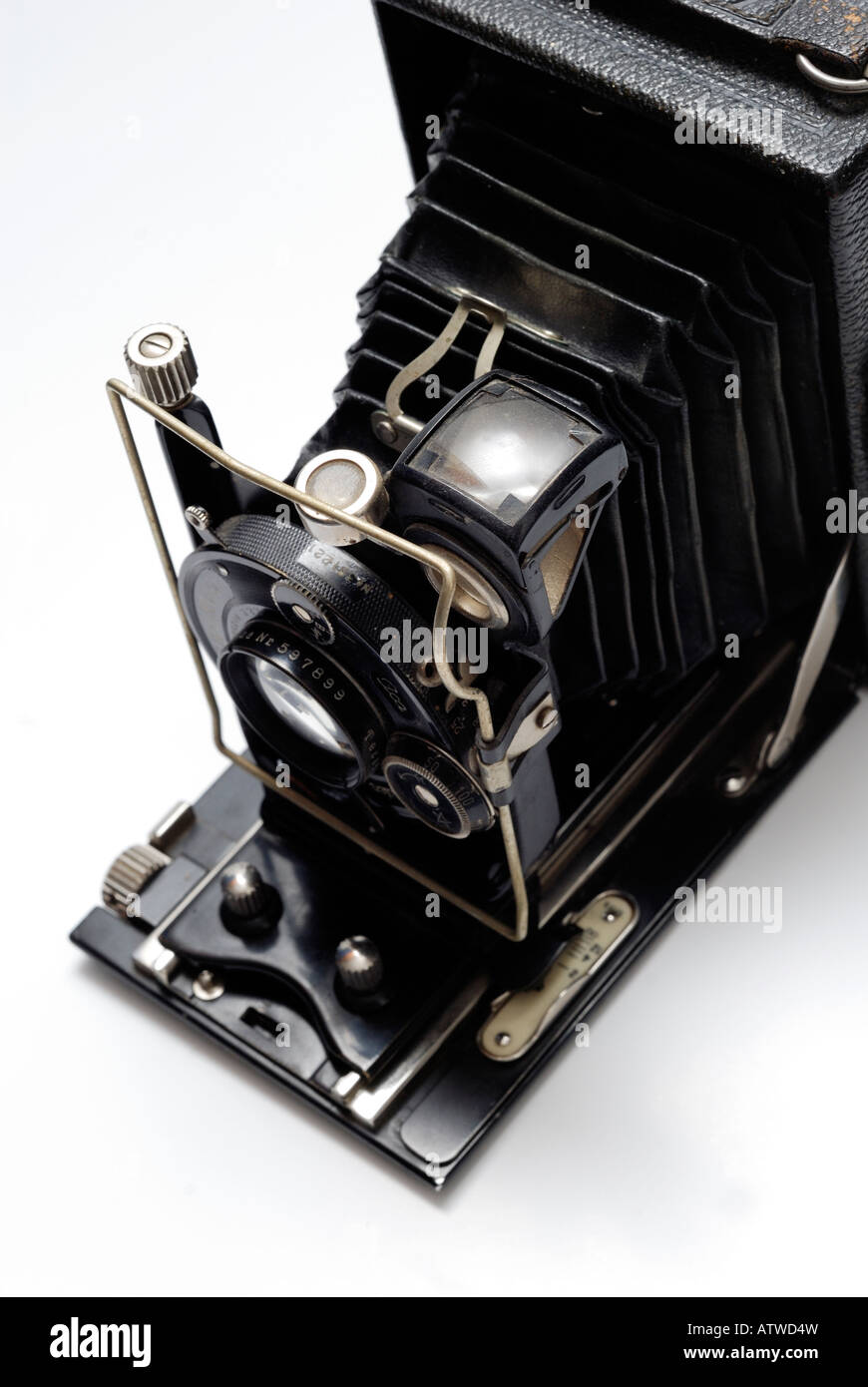 Antique vintage camera Stock Photo - Alamy