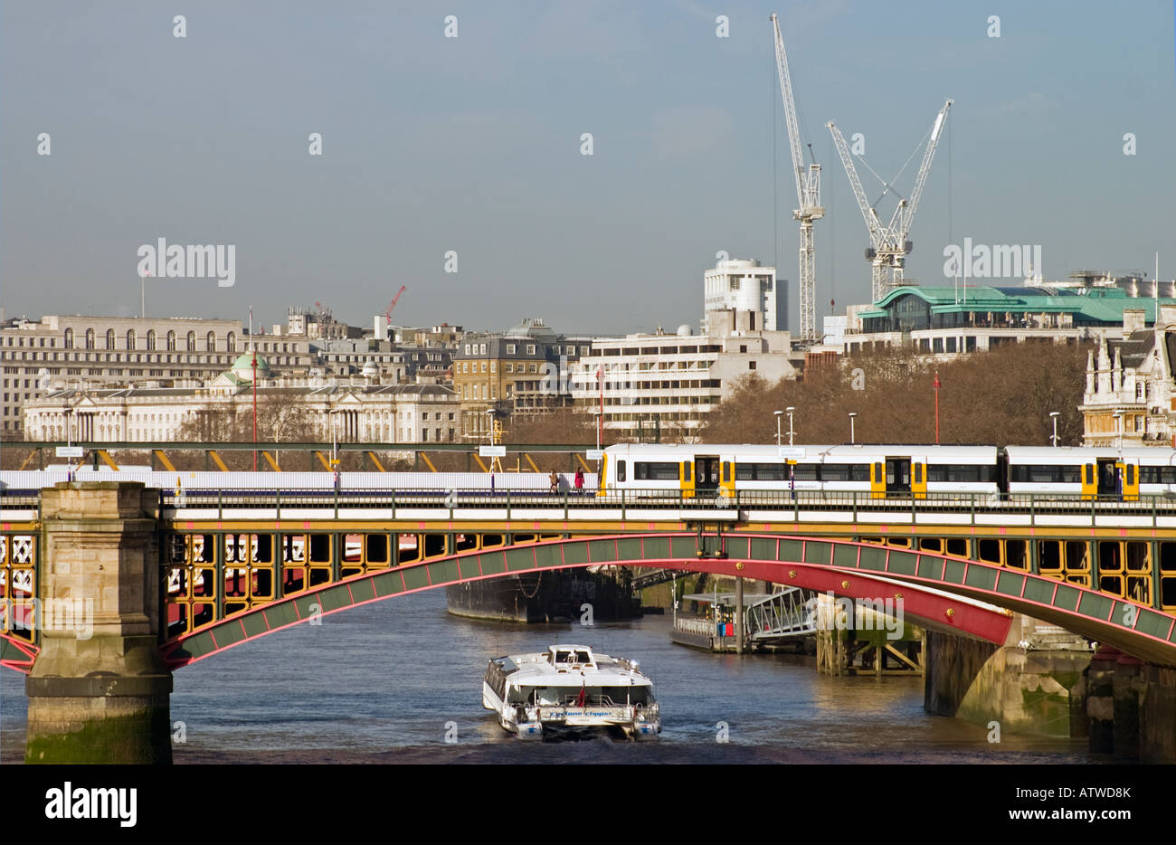 River Thames View And London Skyline Stock Photo - Alamy