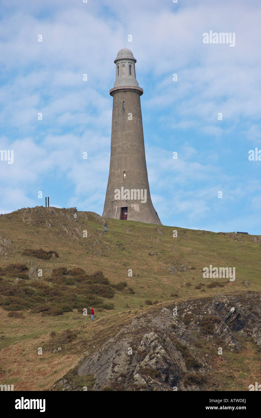 Hoad Monument on Hoad Hill Ulverston Cumbria Stock Photo - Alamy