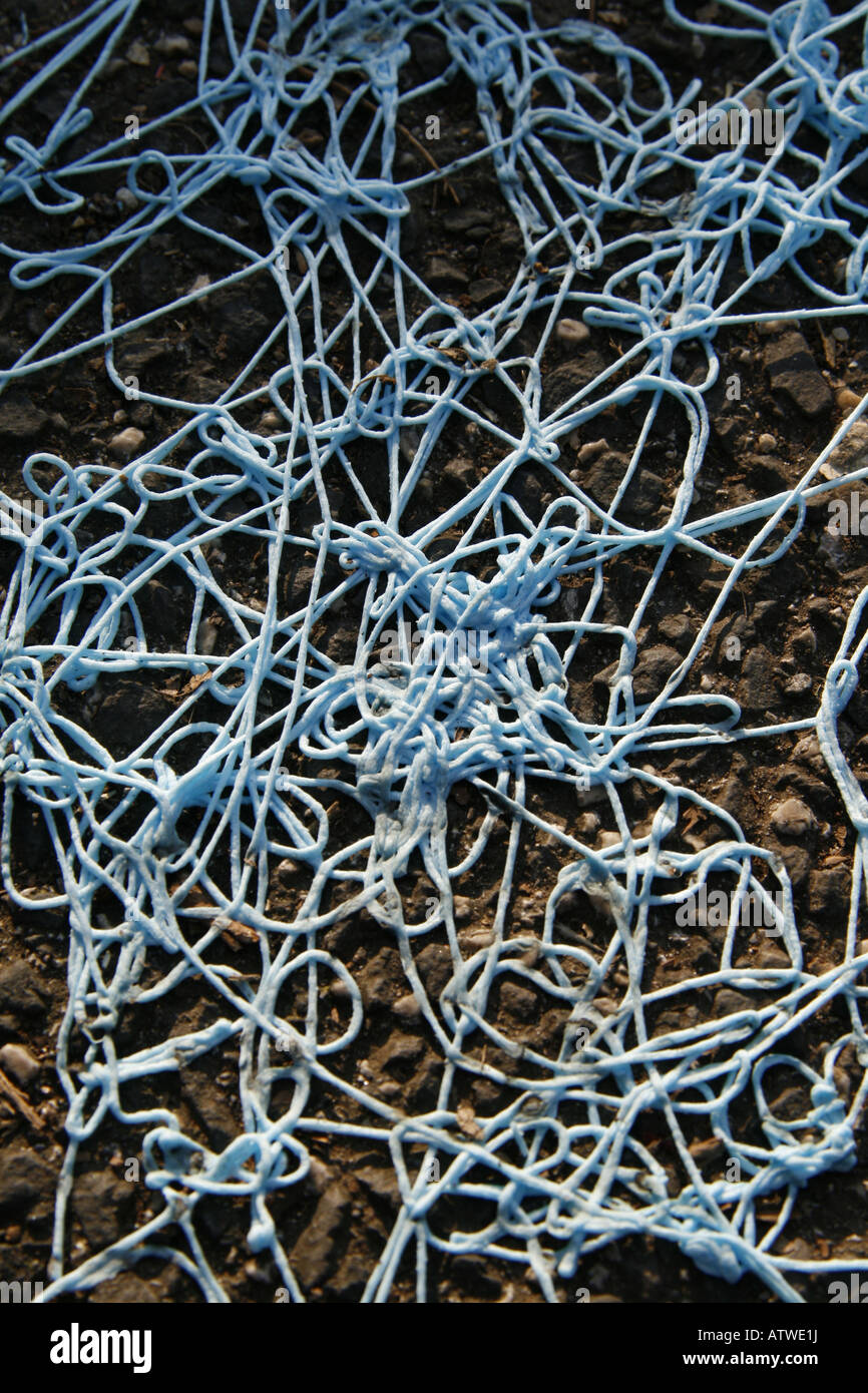 party streamer spray on floor Stock Photo - Alamy