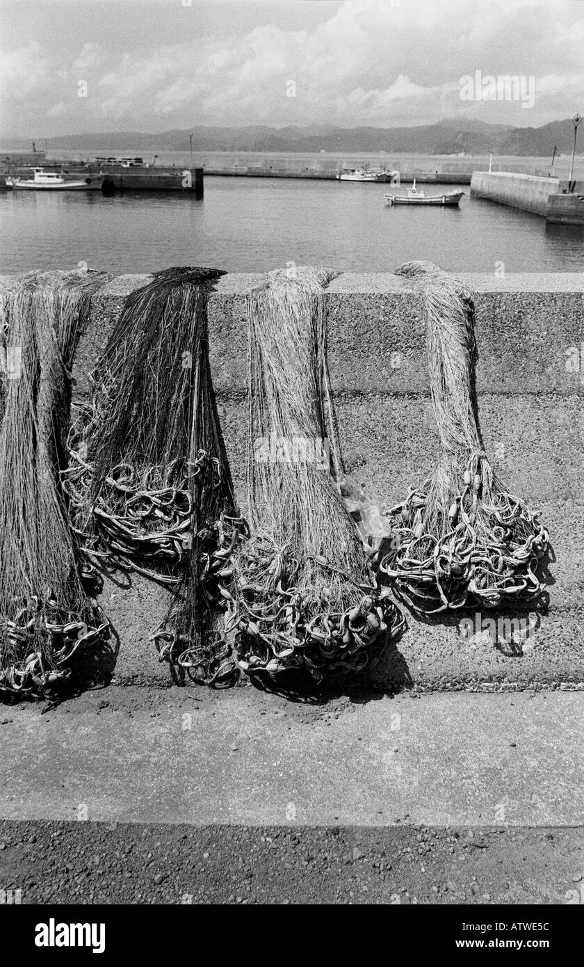 Fishing Nets 1 Iojima Island Kyushu Japan 2003 Stock Photo - Alamy