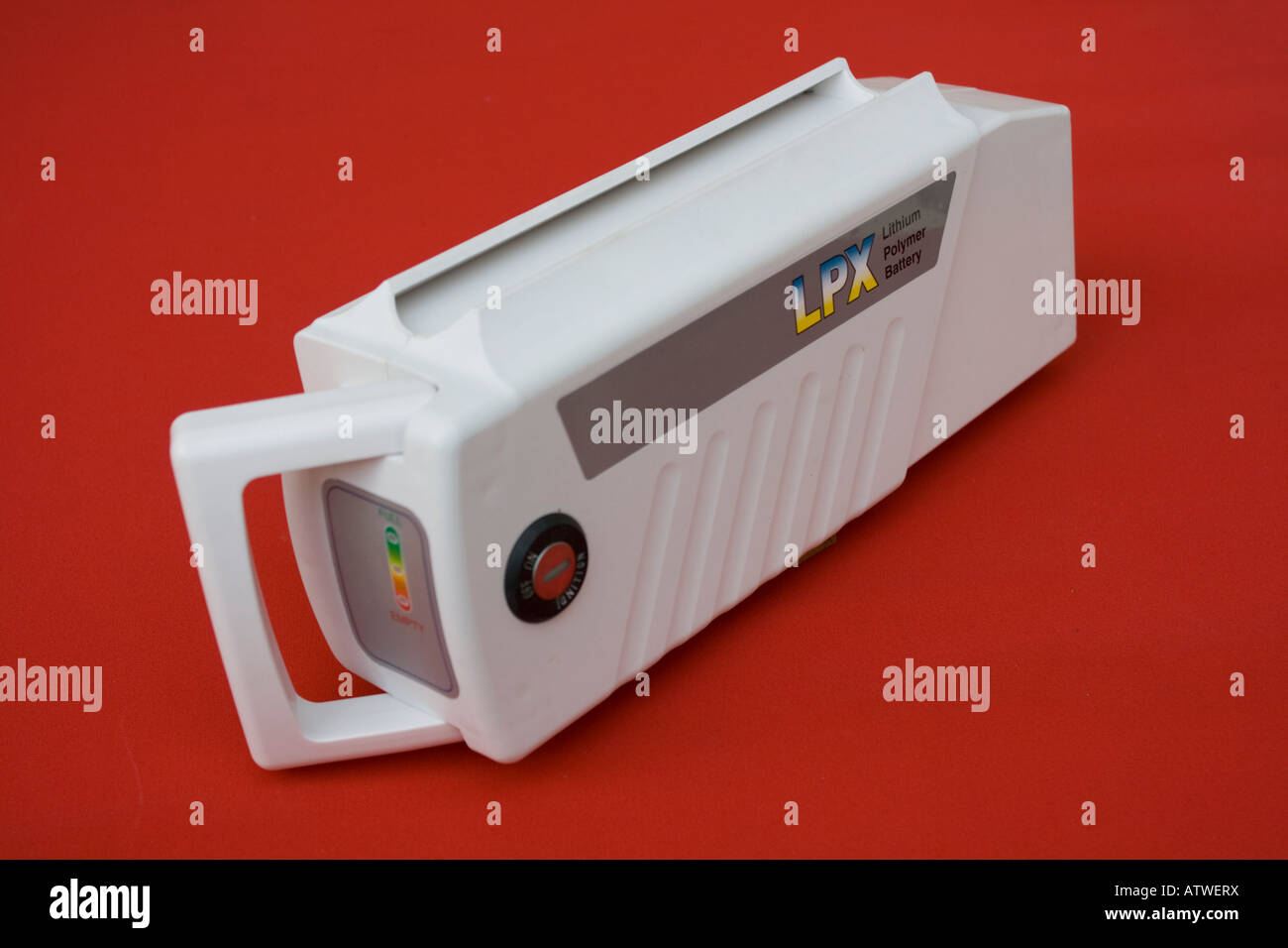 LPX Lithium polymer battery from electric bicycle UK Stock Photo - Alamy