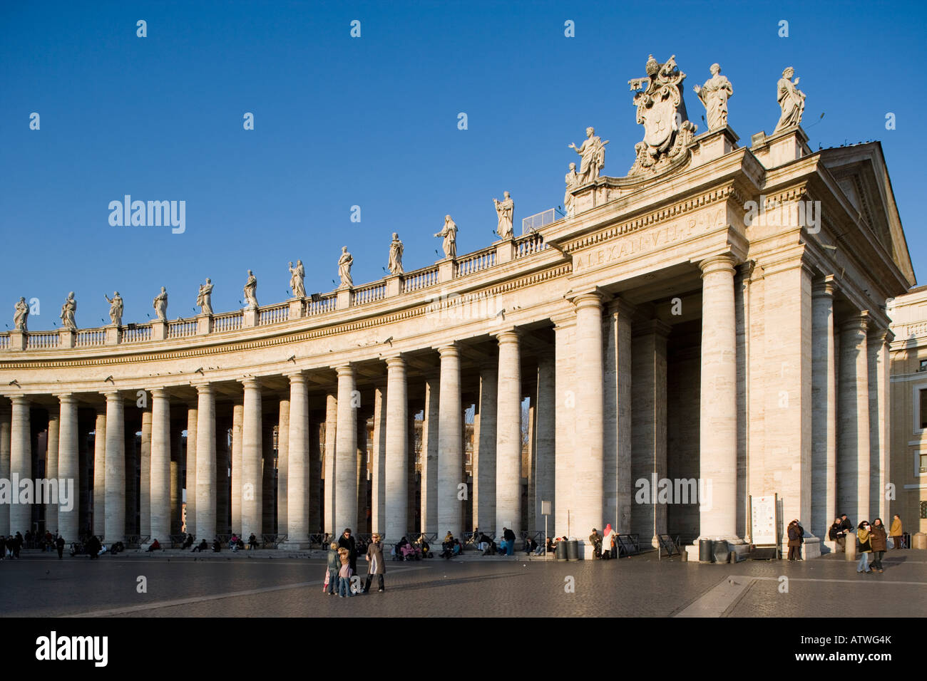 Gian lorenzo bernini colonnade hi-res stock photography and images - Alamy