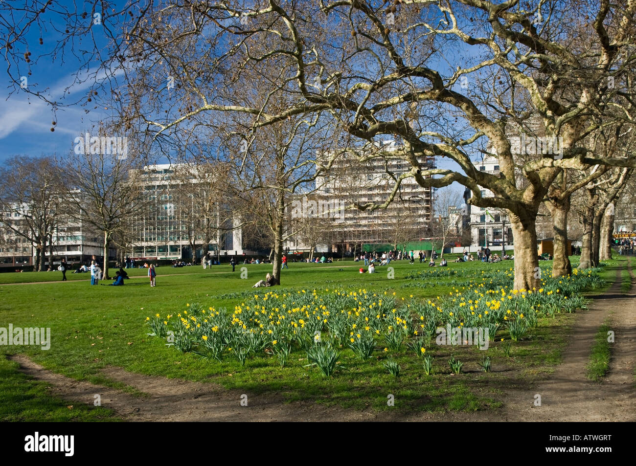 Green Park London England UK Stock Photo - Alamy
