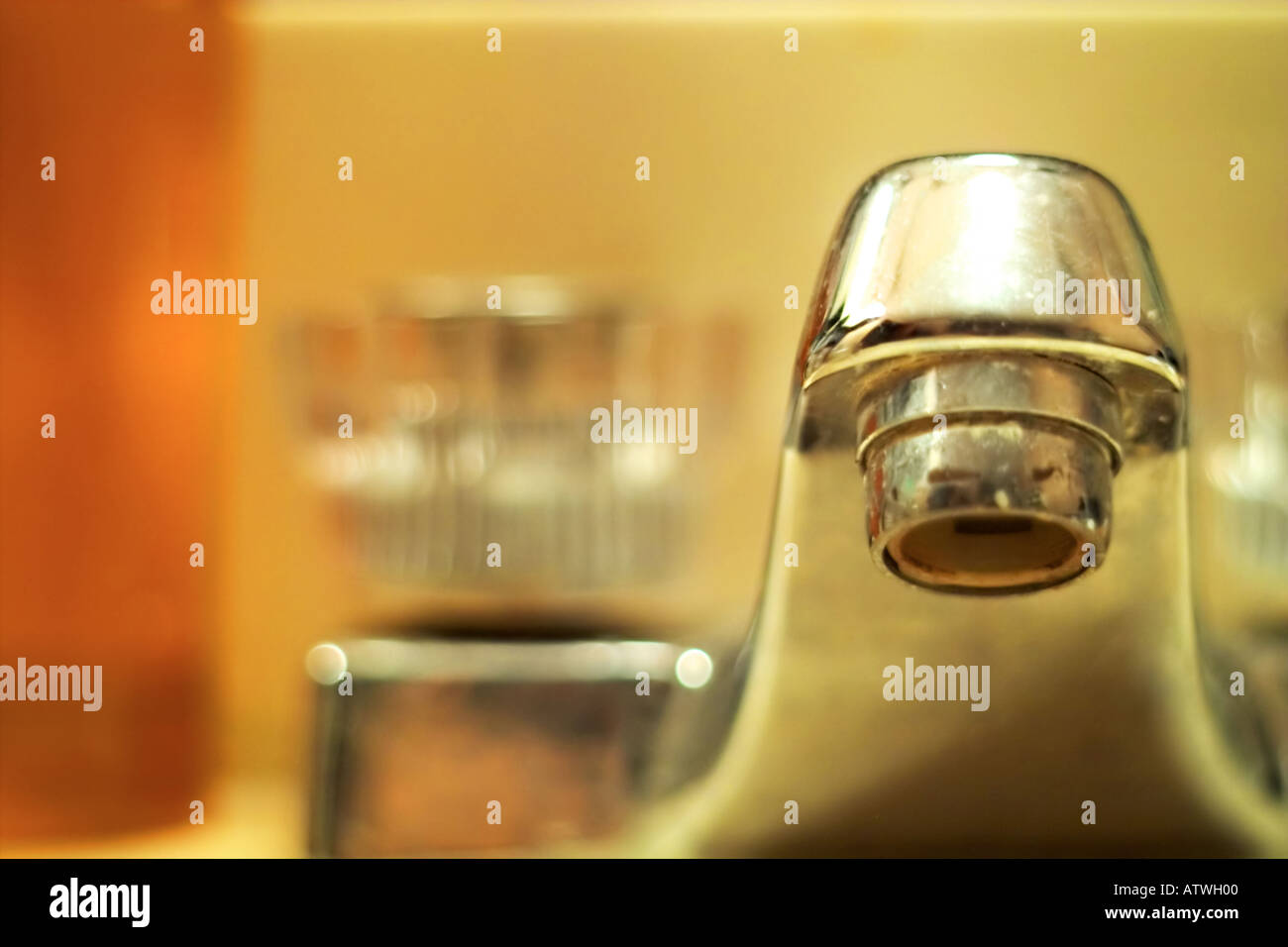 Water tap closeup shallow hi-res stock photography and images - Alamy
