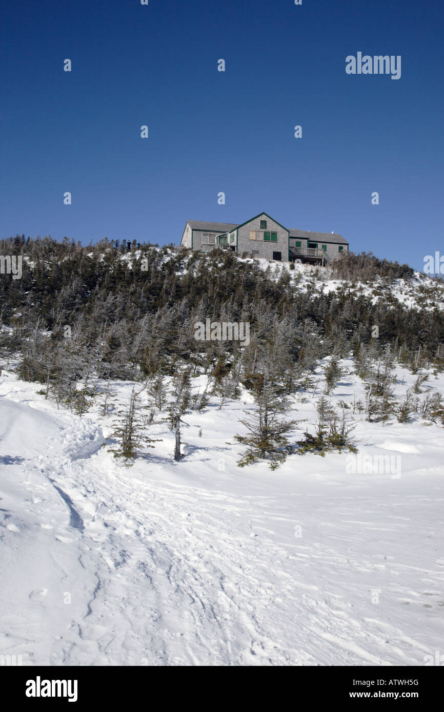 Greenleaf Hut during the winter months Located in the White Mountains ...