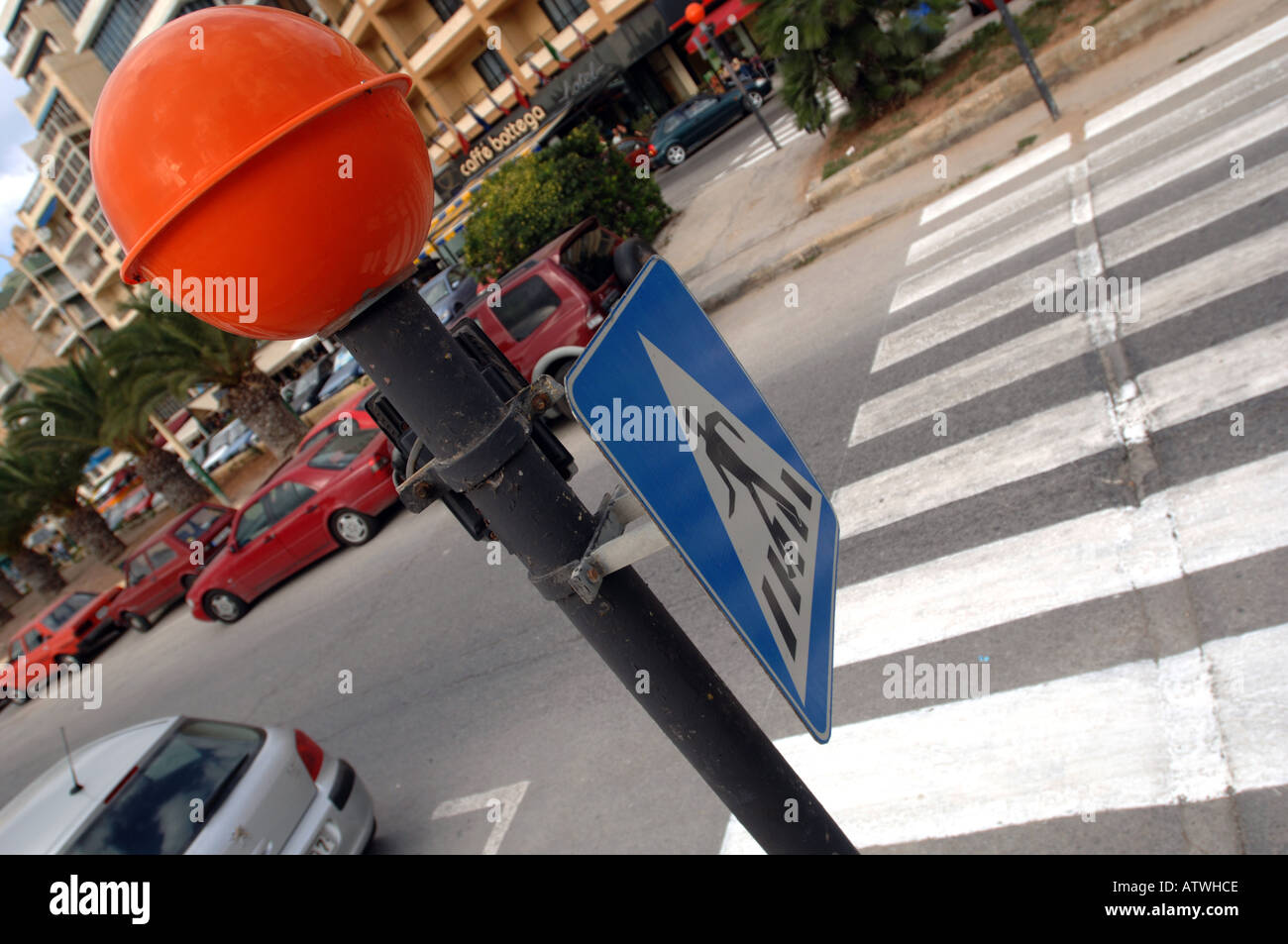 Pedestrian crossing The Island of Malta Stock Photo - Alamy