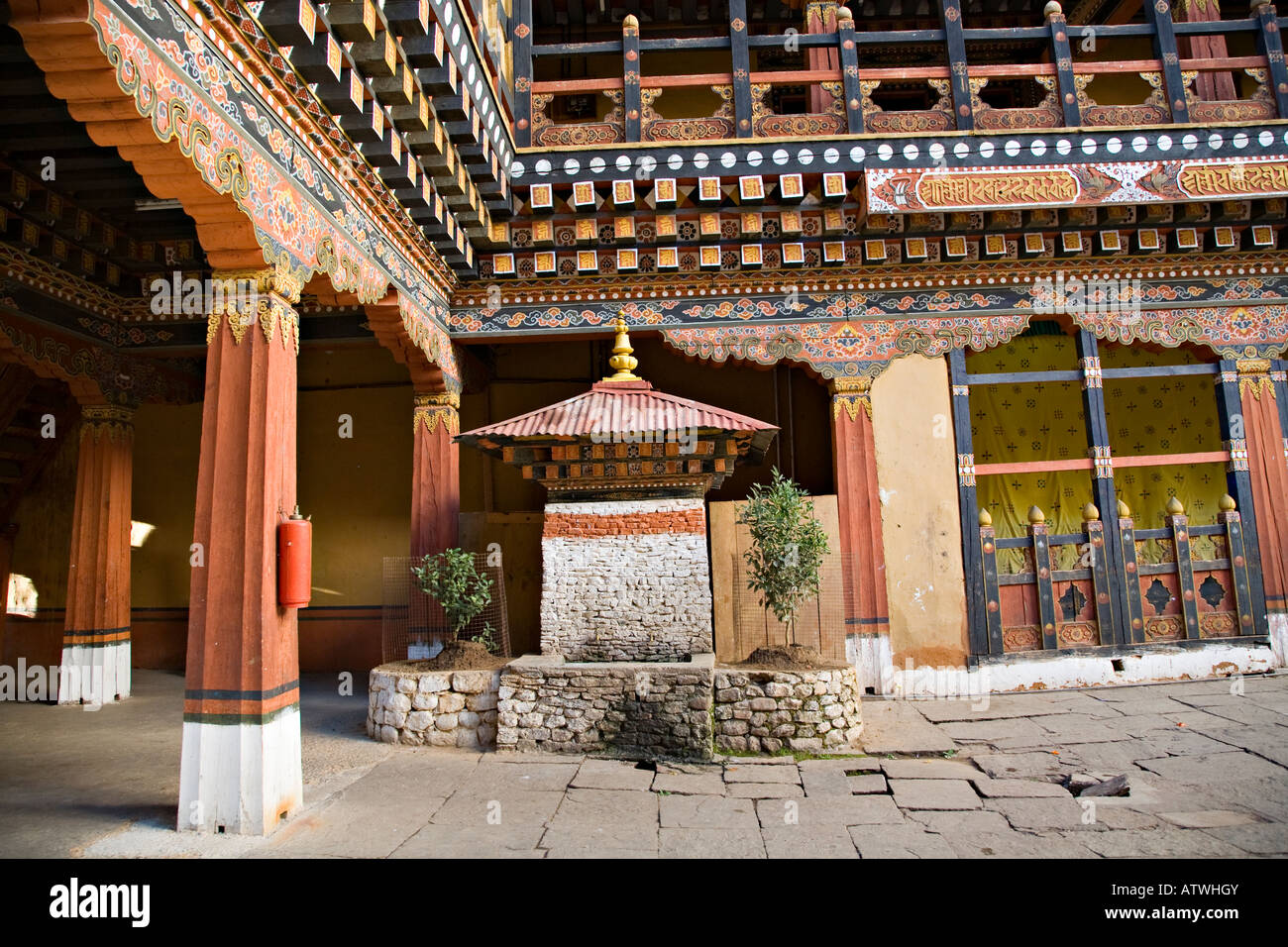 Inside of Paro Dzong, Paro, Bhutan, Asia Stock Photo - Alamy