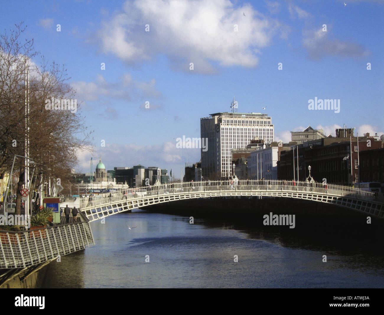 The Halfpenny Bridge Stock Photo - Alamy