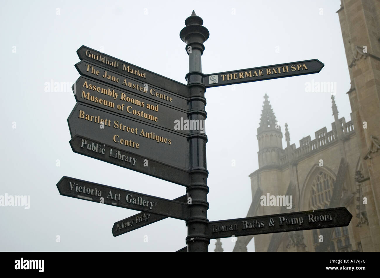 Bath city tourist map hi-res stock photography and images - Alamy