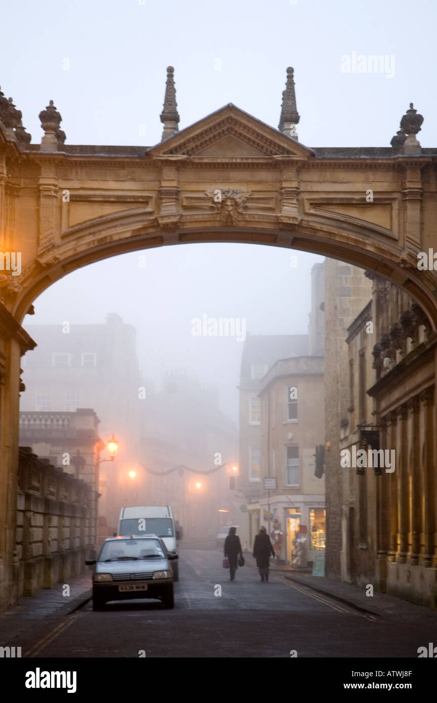Old archway in the centre of Bath, England, UK Stock Photo - Alamy