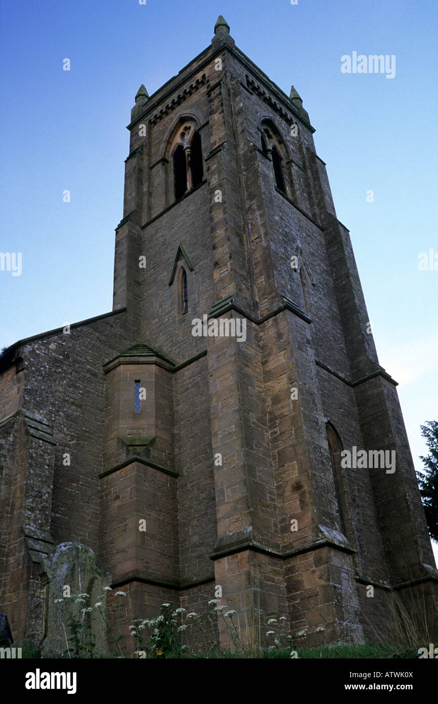 Thursby Church tower Stock Photo - Alamy