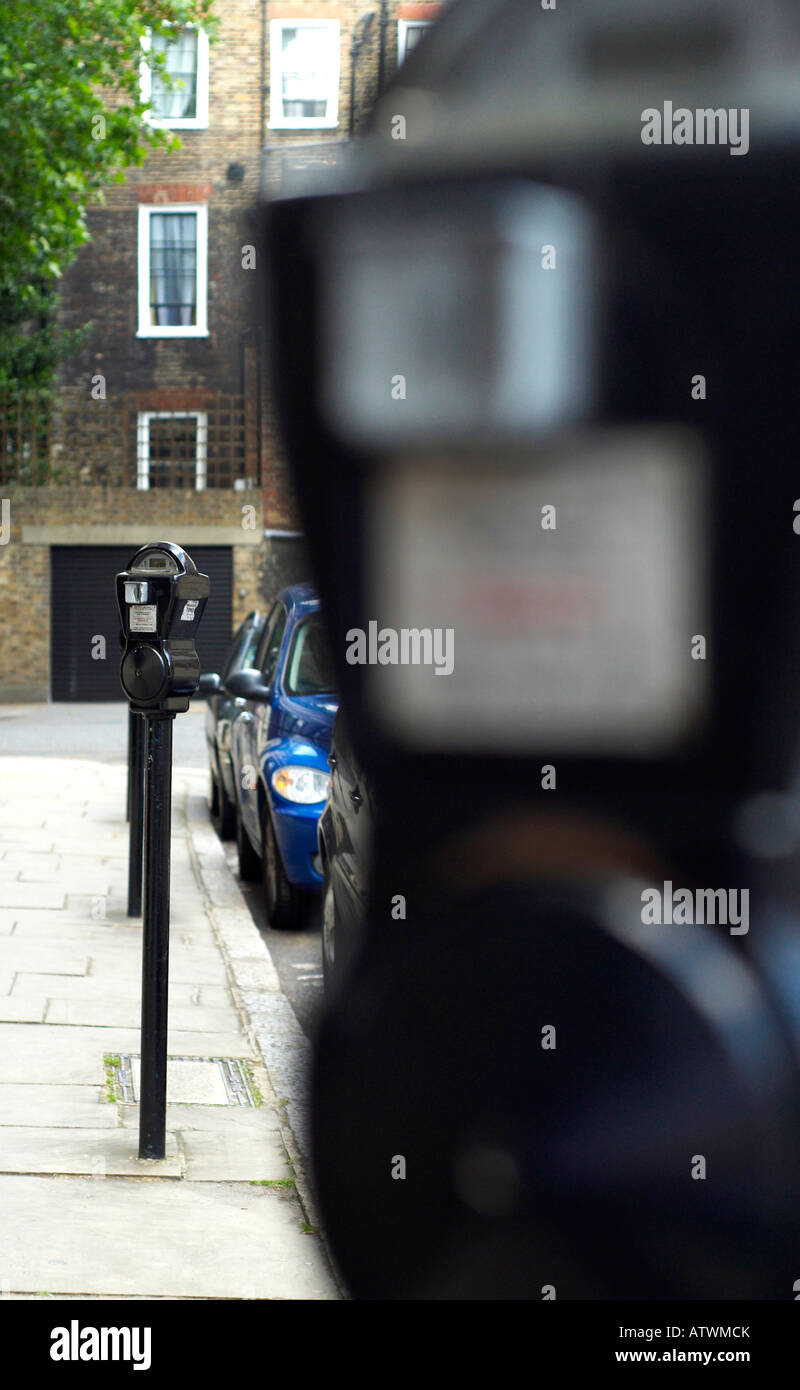 Car parking meter in London UK Stock Photo - Alamy