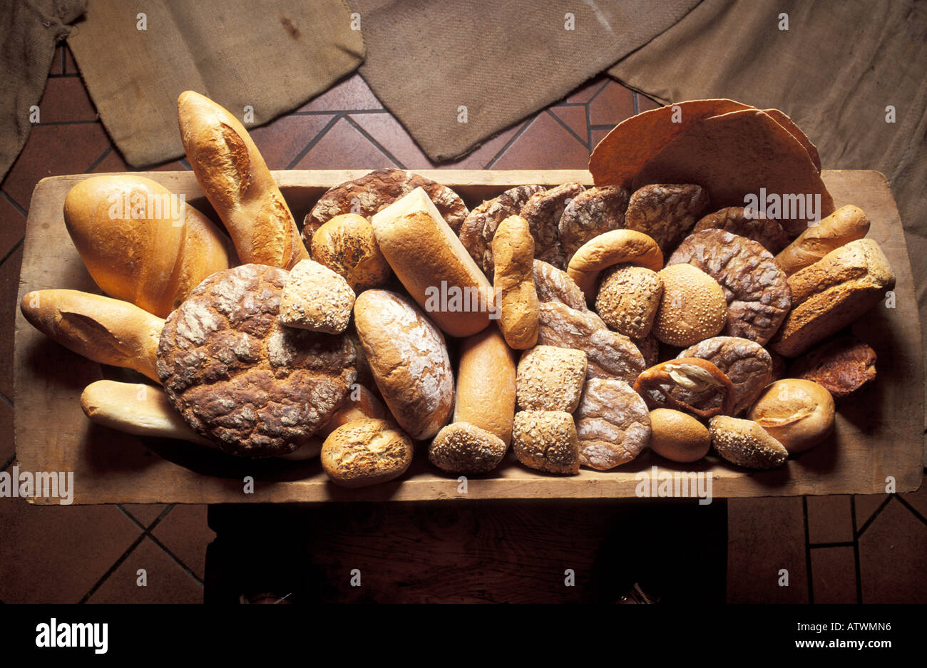 Bread Val Pusteria Trentino Alto Adige Italy Stock Photo - Alamy