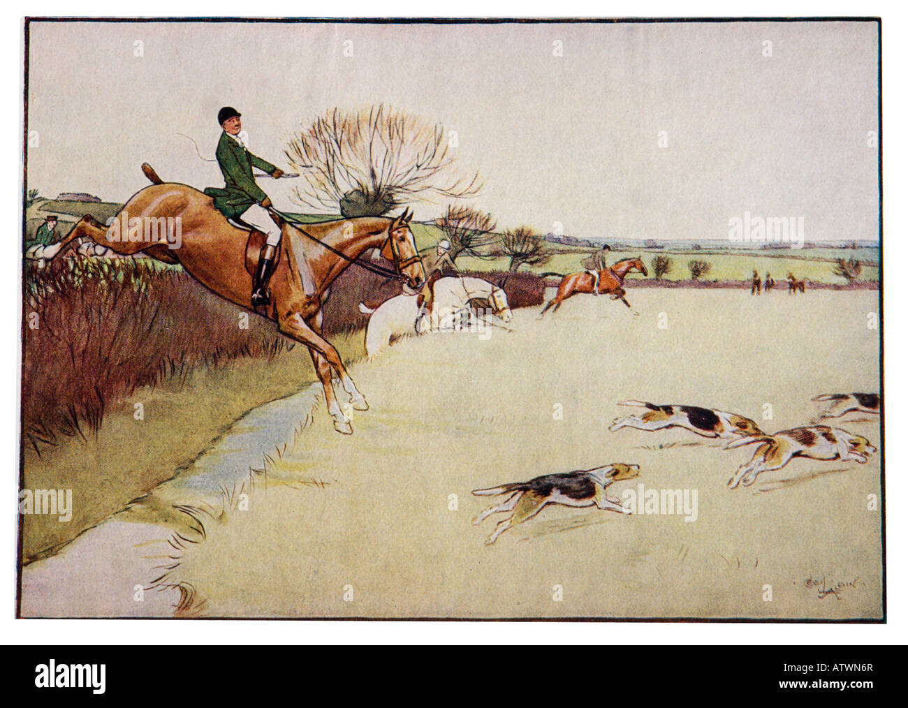 "Lord George took Ginger for hunting Stock Photo - Alamy