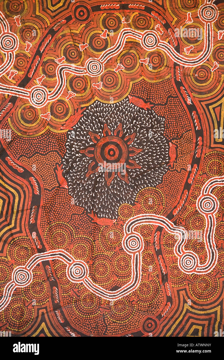 Australian Aboriginal Art Stock Photo - Alamy