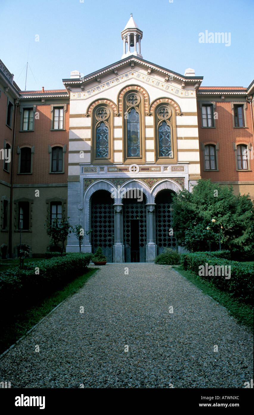 The crypt Verdi rest home Milan Lombardy Italy Stock Photo - Alamy