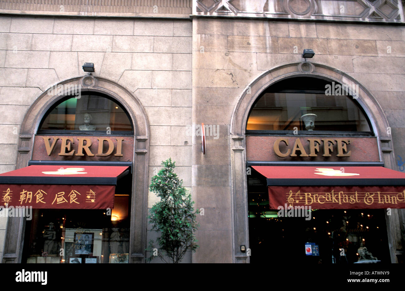 Cafe verdi hi-res stock photography and images - Alamy