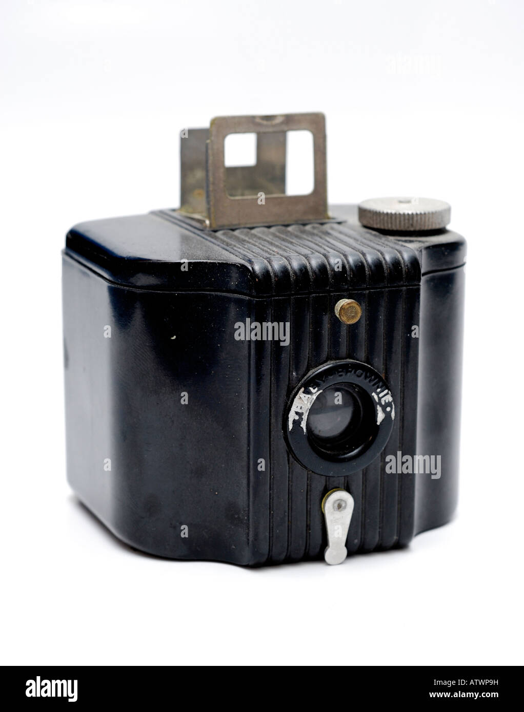 Antique black box camera Stock Photo - Alamy