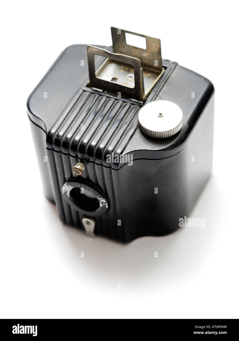 Antique black box camera Stock Photo - Alamy