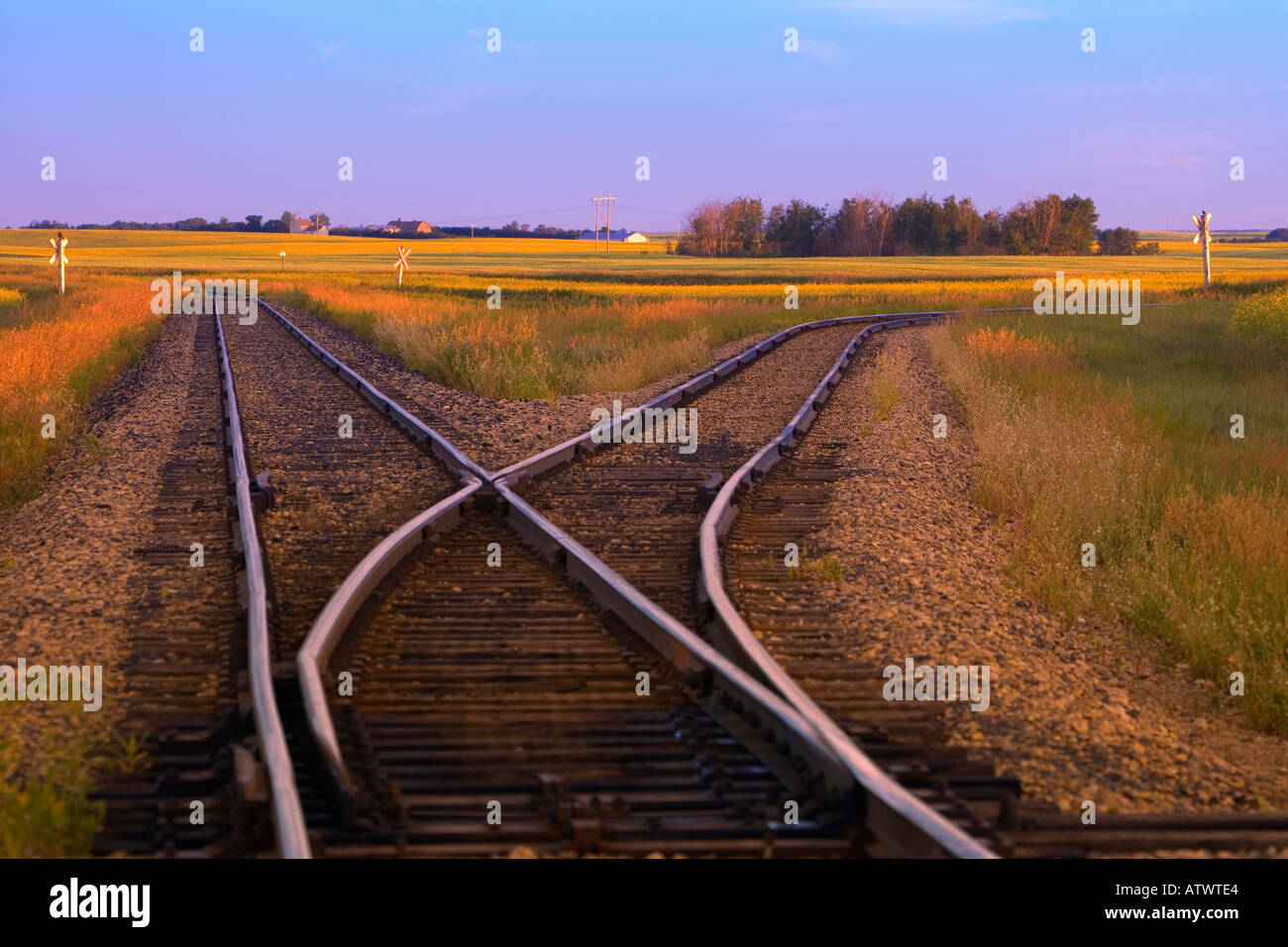 Fork In Railway Tracks High Resolution Stock Photography and Images - Alamy