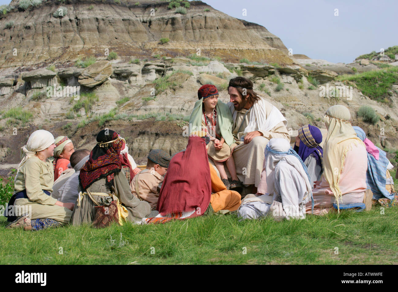 Jesus bless children hi-res stock photography and images - Alamy
