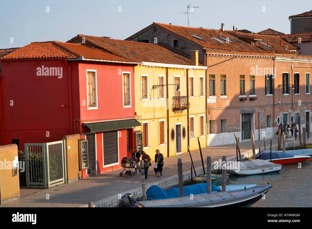 Street in Murano Stock Photo - Alamy