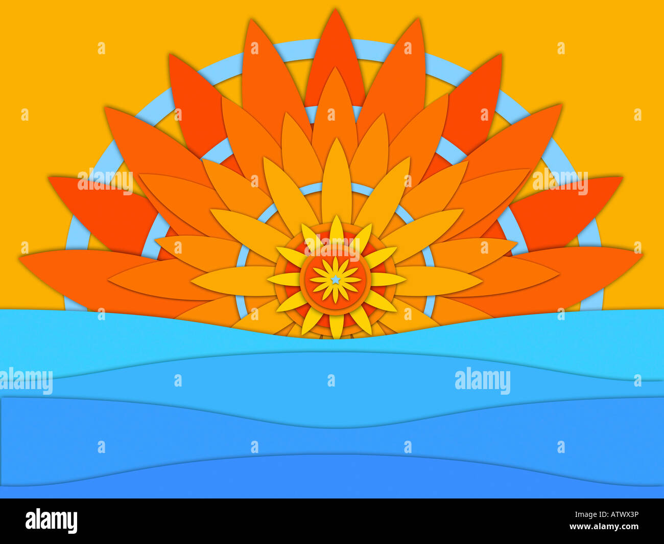 Representation of nature and shapes Stock Photo - Alamy