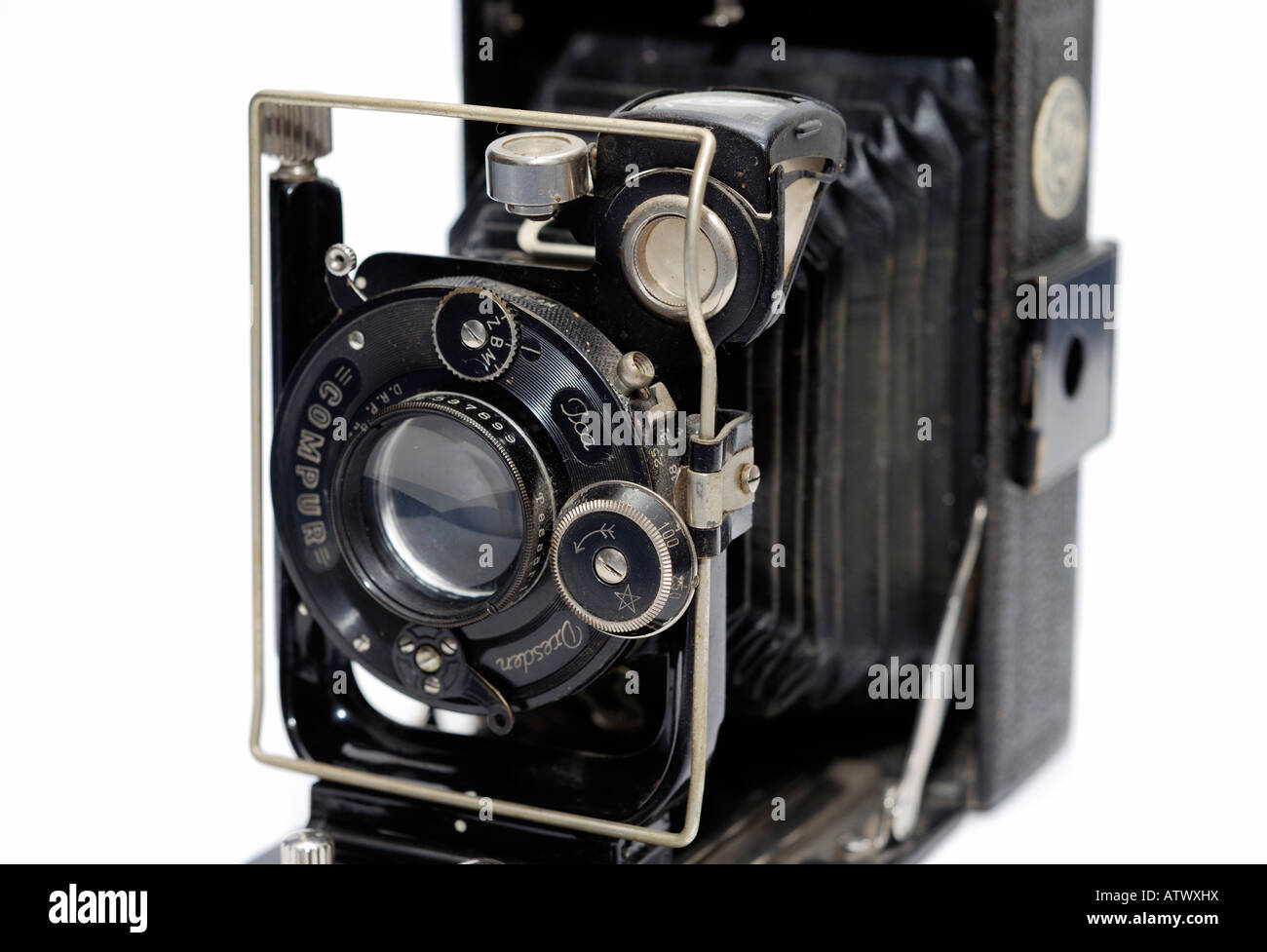 Antique vintage camera Stock Photo - Alamy
