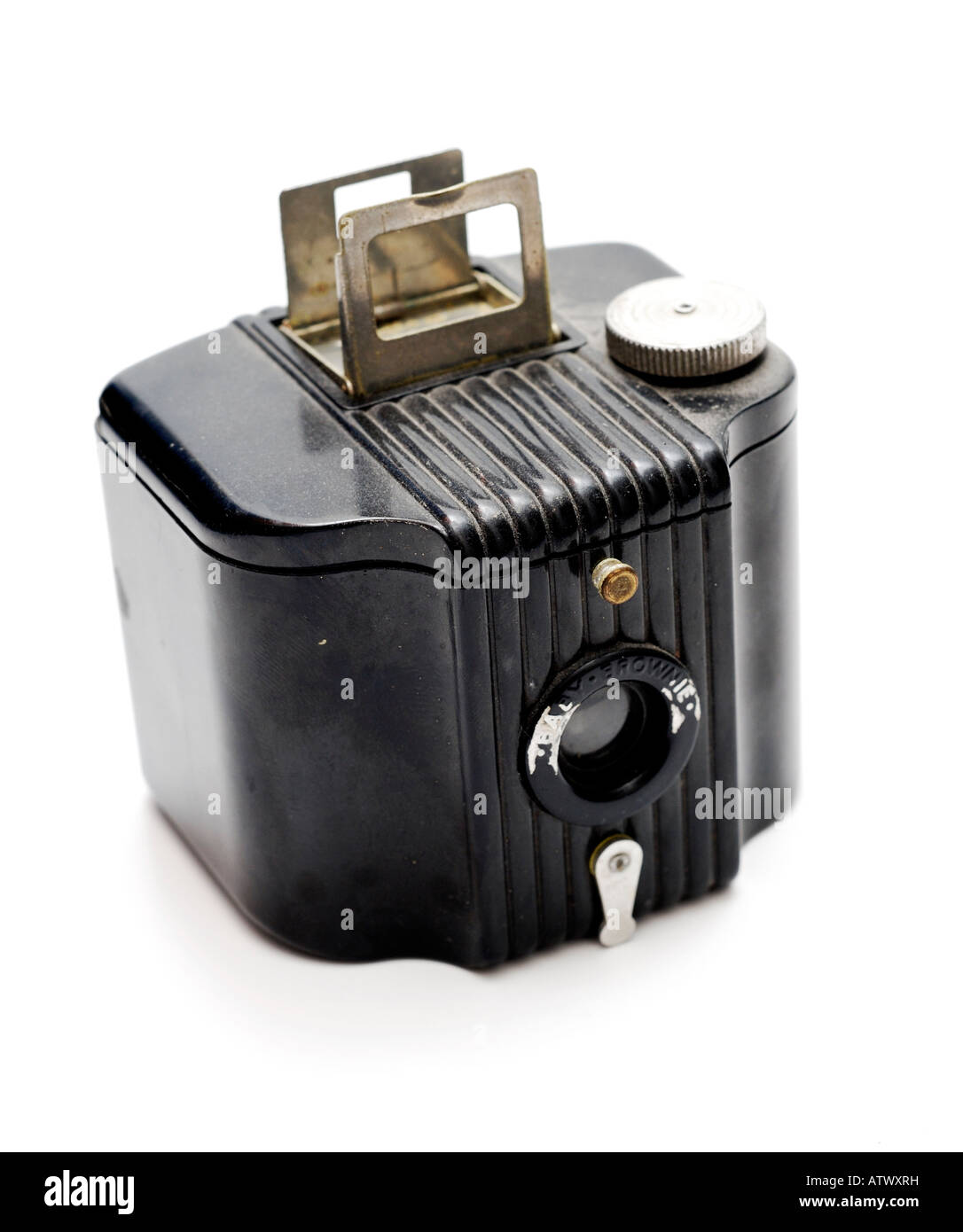 Antique black box camera Stock Photo - Alamy