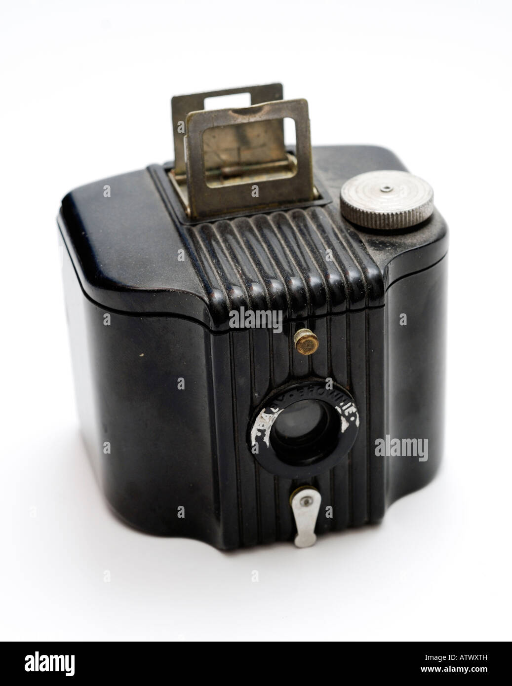 Antique black box camera Stock Photo - Alamy
